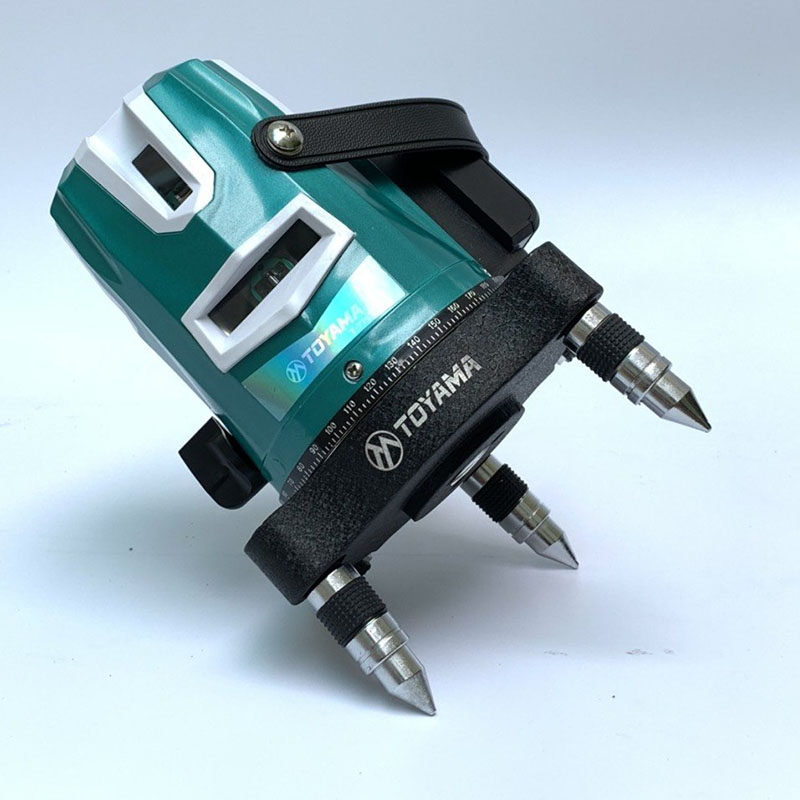 Máy cân mực Laser 5 tia xanh TOYAMA T779 kèm chân 1.2m - Bộ 2 pin dung ...