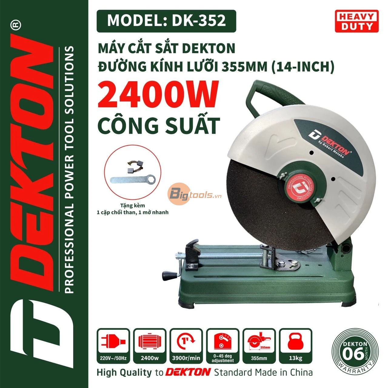 Bigtools - Máy cắt sắt DEKTON DK-352